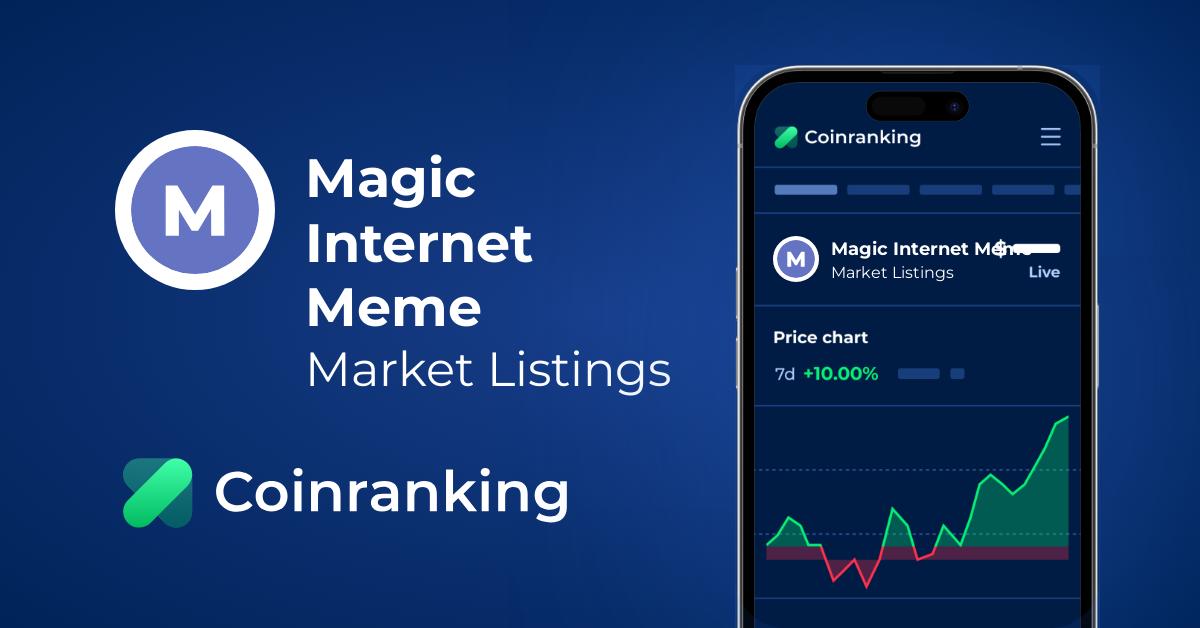 Market Listings of Magic Internet Meme (MIMM) | Coinranking