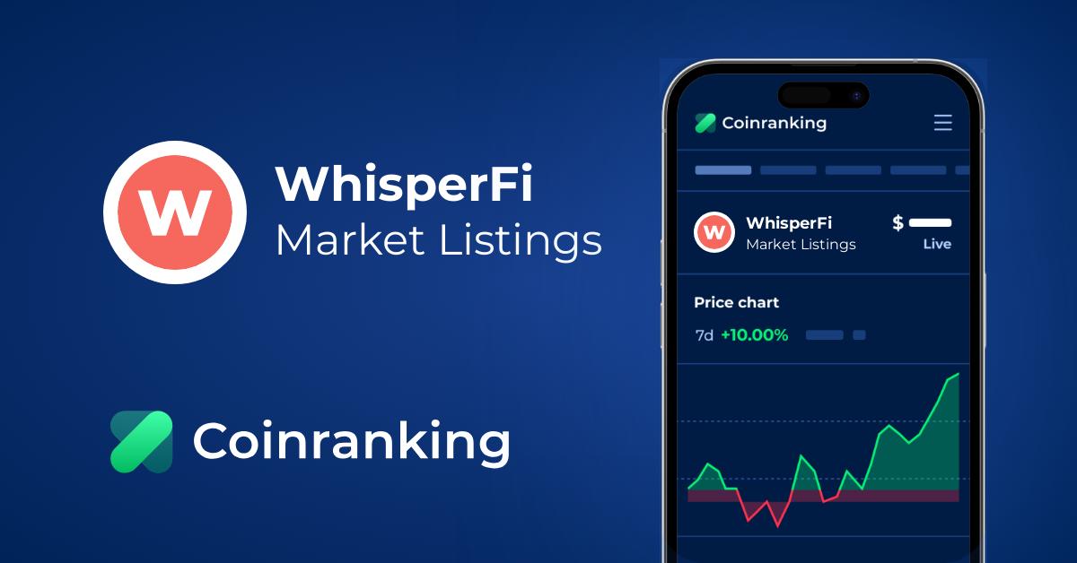 Market Listings of WhisperFi (WHFI) | Coinranking