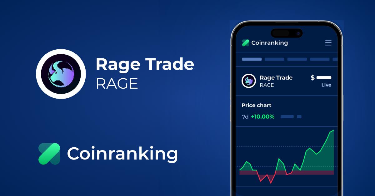 Rage Trade Price (RAGE) in USD - Live Updates | Coinranking