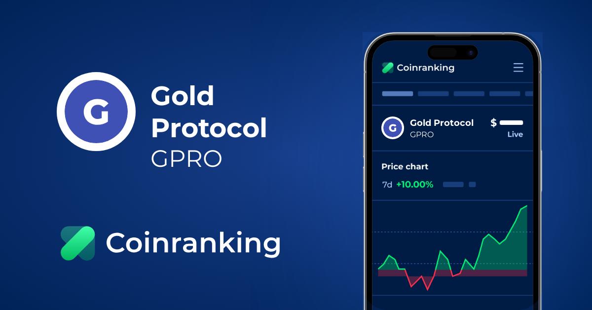 GPRO $0.0₈605 - Gold Protocol Price & Chart | Coinranking