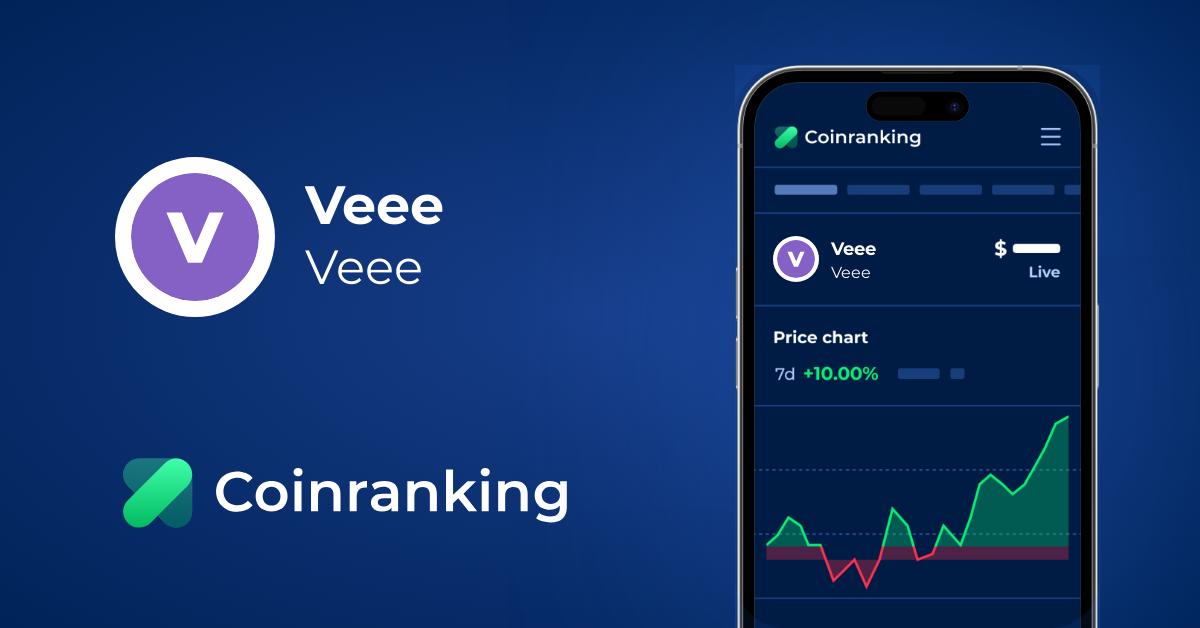 Veee $0.0000384 - Veee Price & Chart | Coinranking