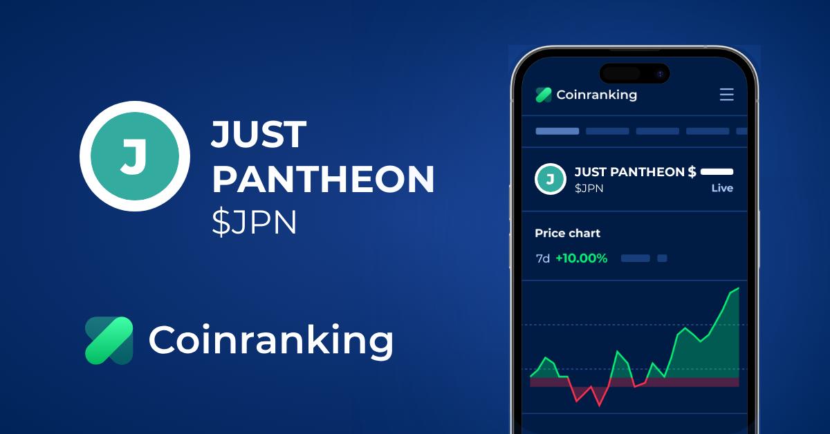 $JPN $-- - JUST PANTHEON Price & Chart | Coinranking
