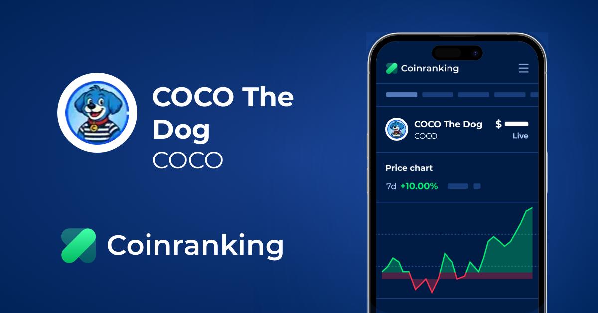 COCO $0.0000987 - COCO The Dog Price & Chart | Coinranking