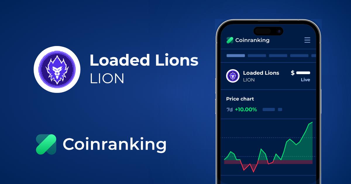 Loaded Lions Price (LION) in USD - Live Updates | Coinranking