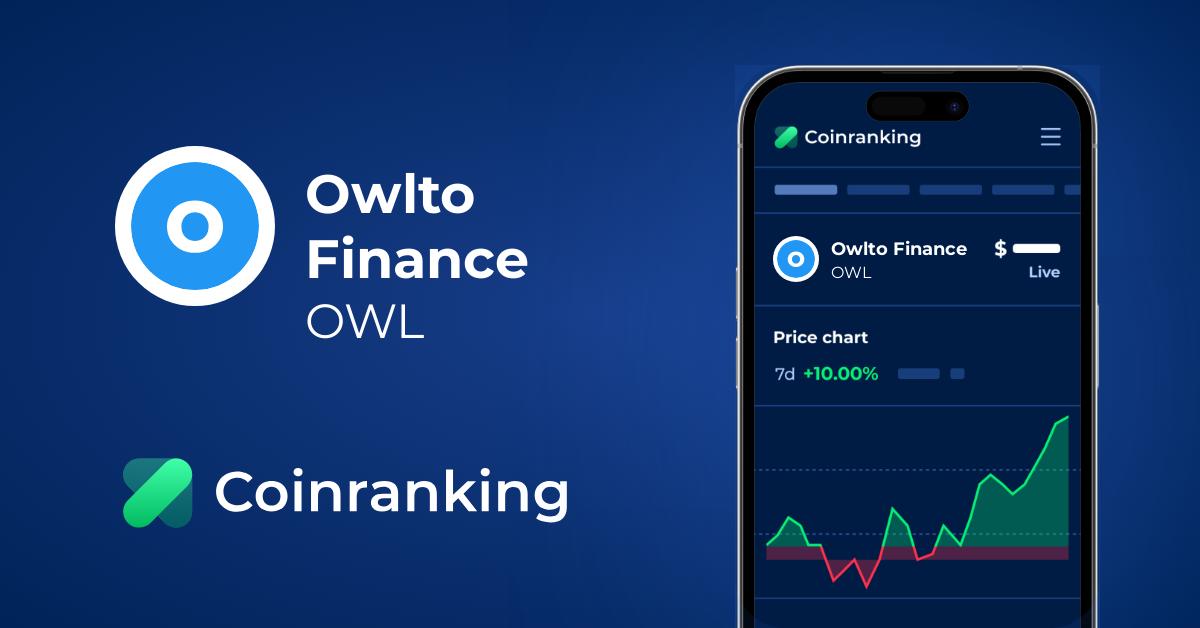 Owlto Finance Price (OWL) in USD - Live Updates | Coinranking