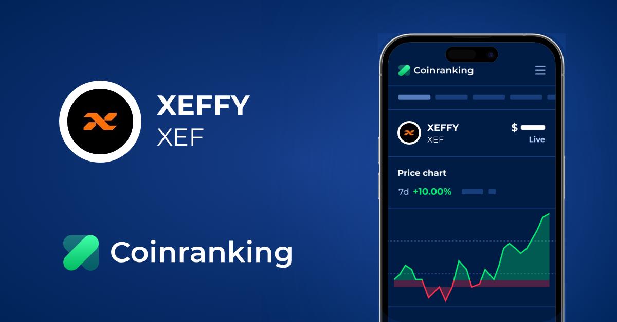 XEFFY Price (XEF) in USD - Live Updates | Coinranking