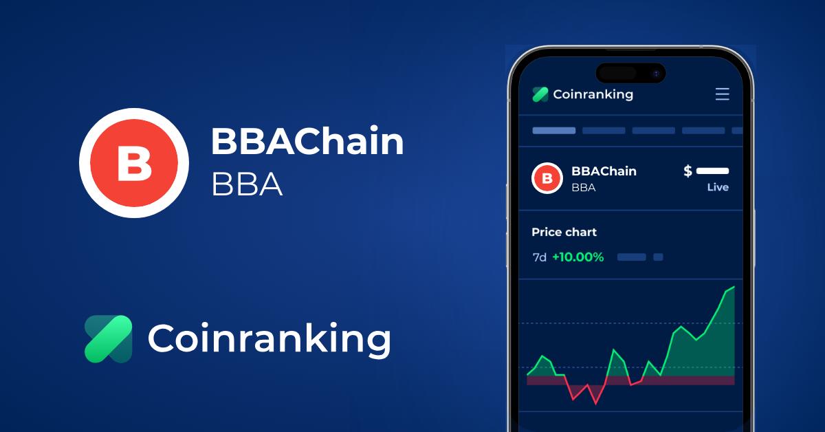 BBA $-- - BBAChain Price & Chart | Coinranking