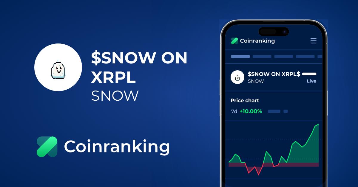 SNOW $0.0000469 - $SNOW ON XRPL Price & Chart | Coinranking