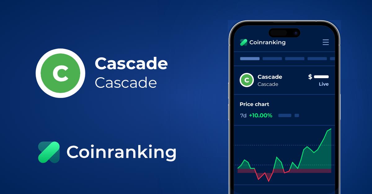 Cascade $-- - Cascade Price & Chart | Coinranking